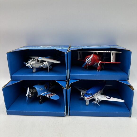 Toys | 204 Toysmith Heros Of The Sky Diecast Plane Red Blue John ...